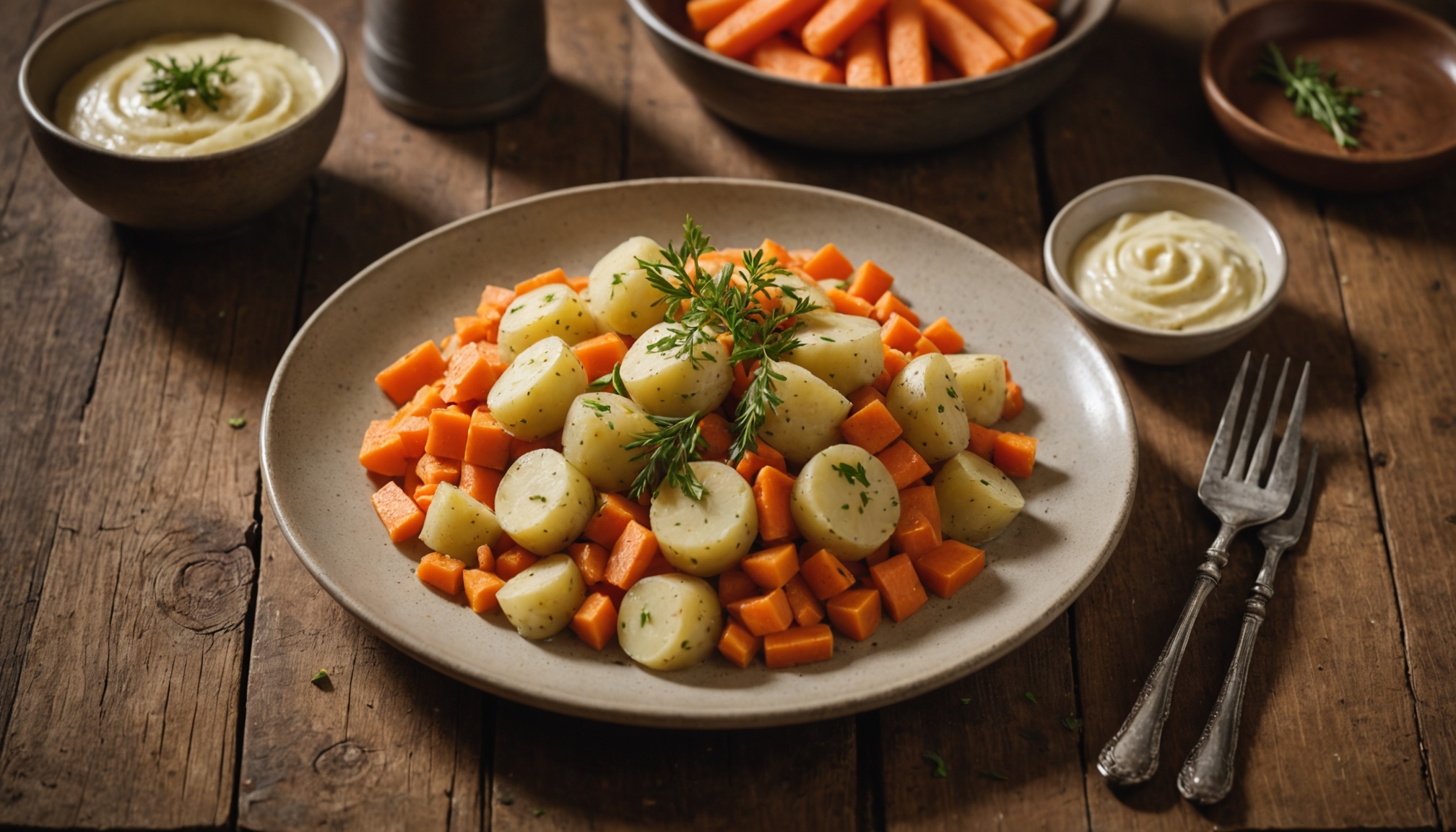 Délice Doux : Purée Potatoes-Carottes