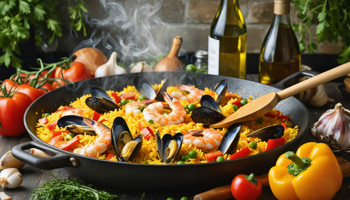 Paella Authentique : Le Secret du Riz Parfait